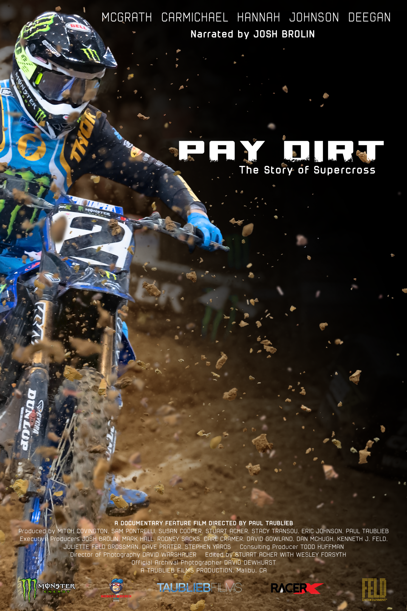 “Pay Dirt: The Story of Supercross” a Documentary Narrated by Josh ...